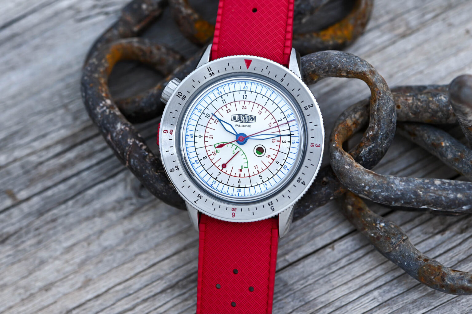First Look: The new Albishorn x Massena LAB Maxigraph Regatta Chronograph