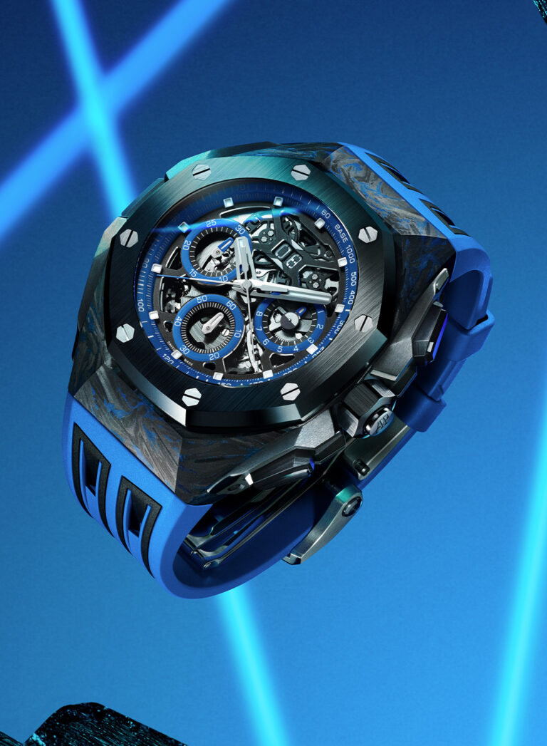 Introducing: AP Unveils A Coloured & Lumed Forged Carbon Case for the ROC Split-Seconds