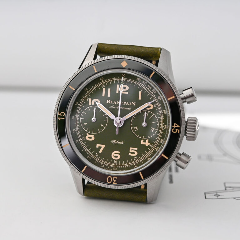First Look: The Blancpain Air Command 42mm and 36mm now in Green