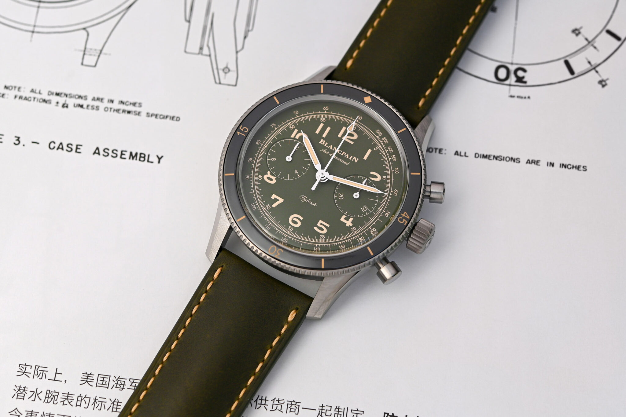 First Look: The Blancpain Air Command 42mm and 36mm now in Green