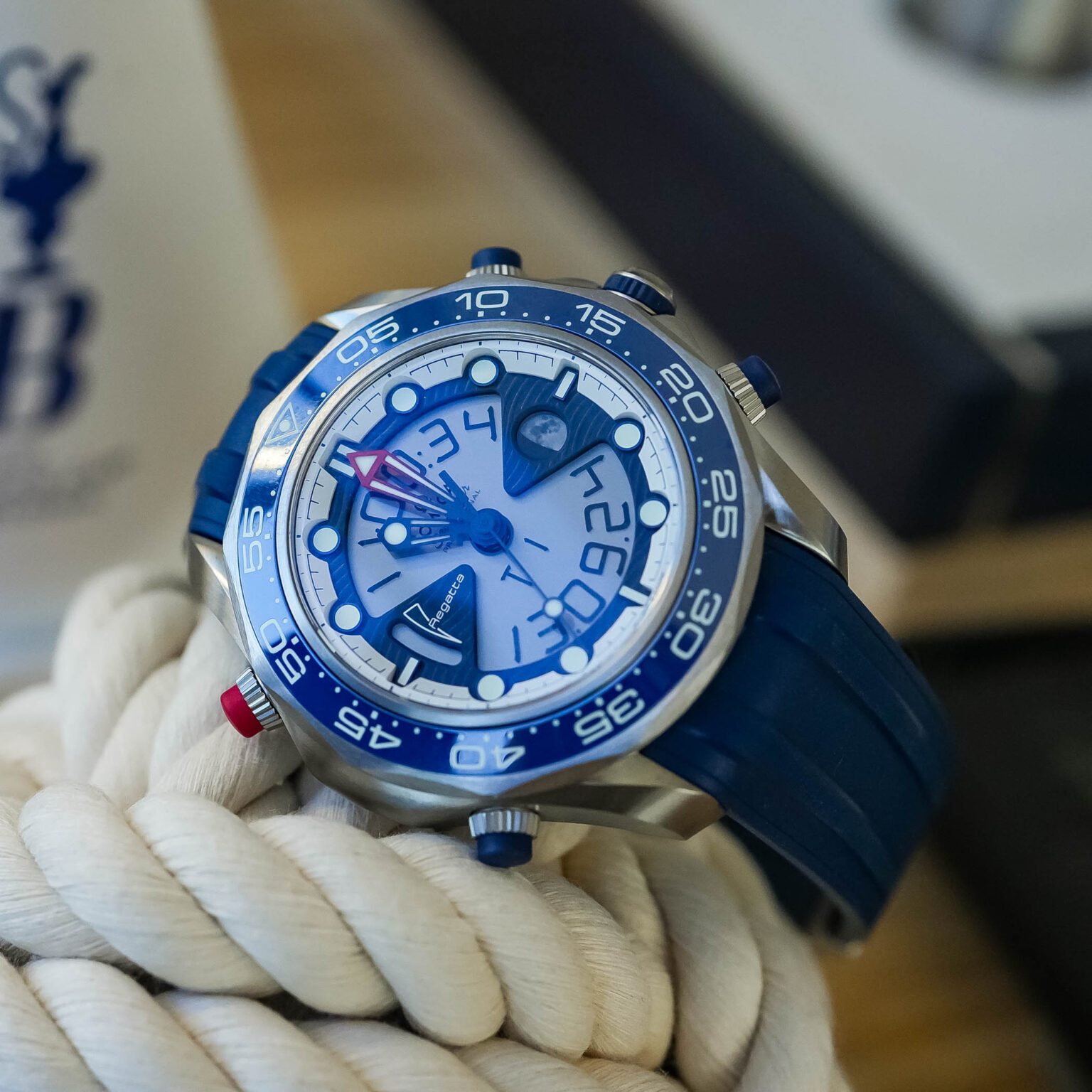 First Look: The Omega Seamaster Regatta, Ready for the 37th America’s Cup