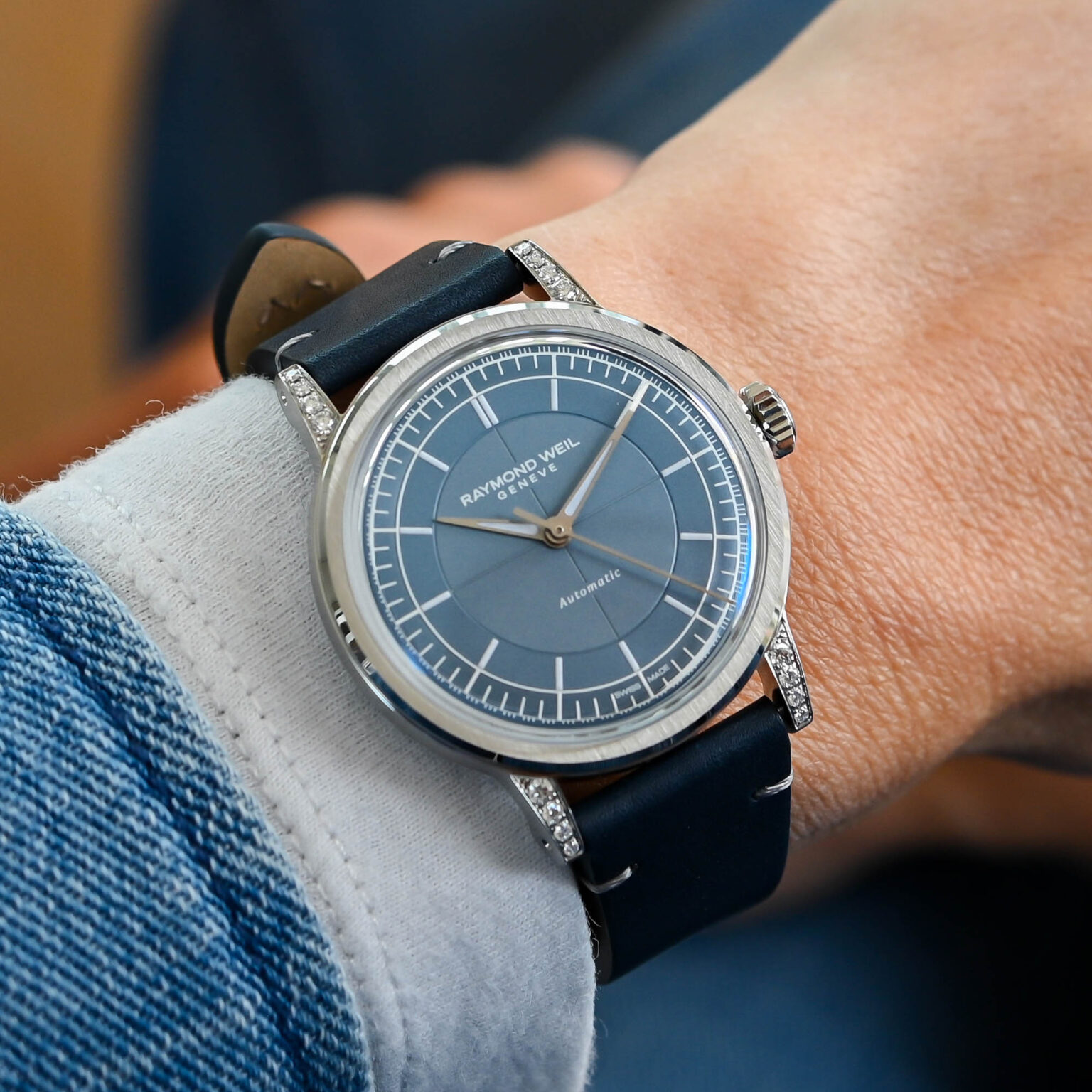 First Look: The 35mm Raymond Weil Millesime Central Seconds and Moon Phases