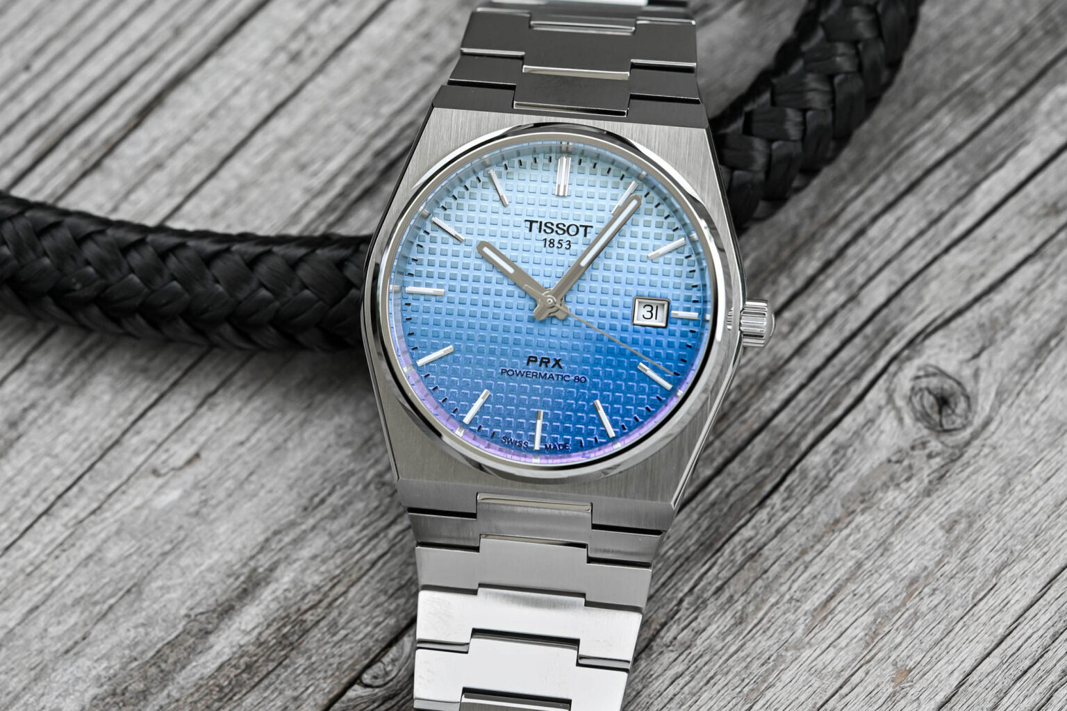 First Look: The Tissot PRX 40 Powermatic 80 with Gradient Dials or in Full Forged Carbon