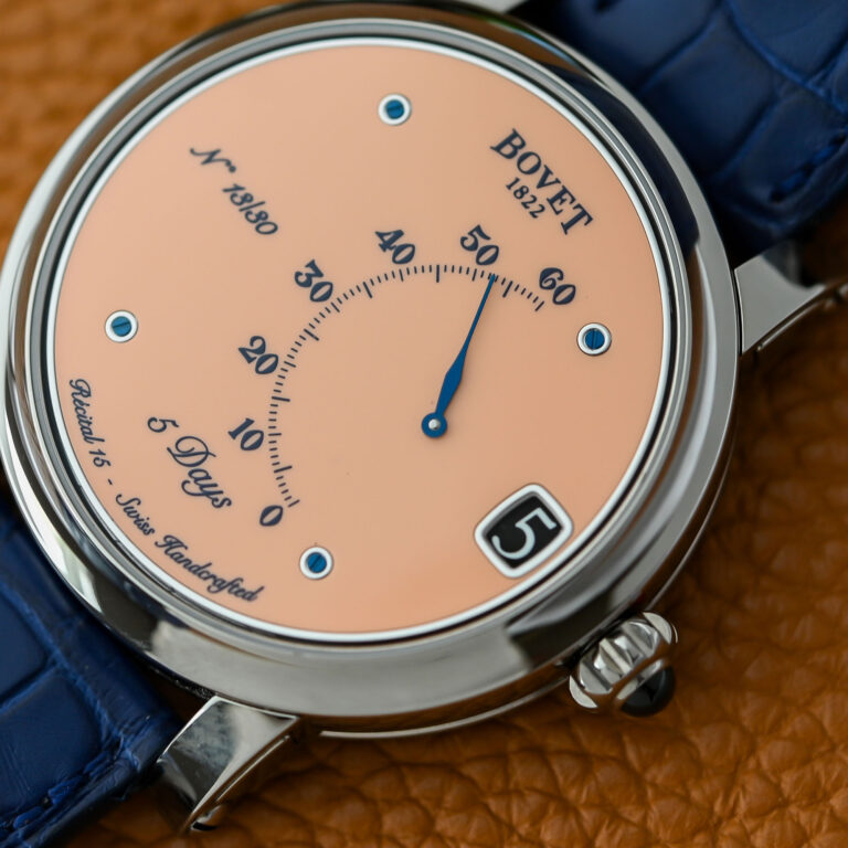 First Look: The New Salmon Edition of the Bovet Dimier Récital 15