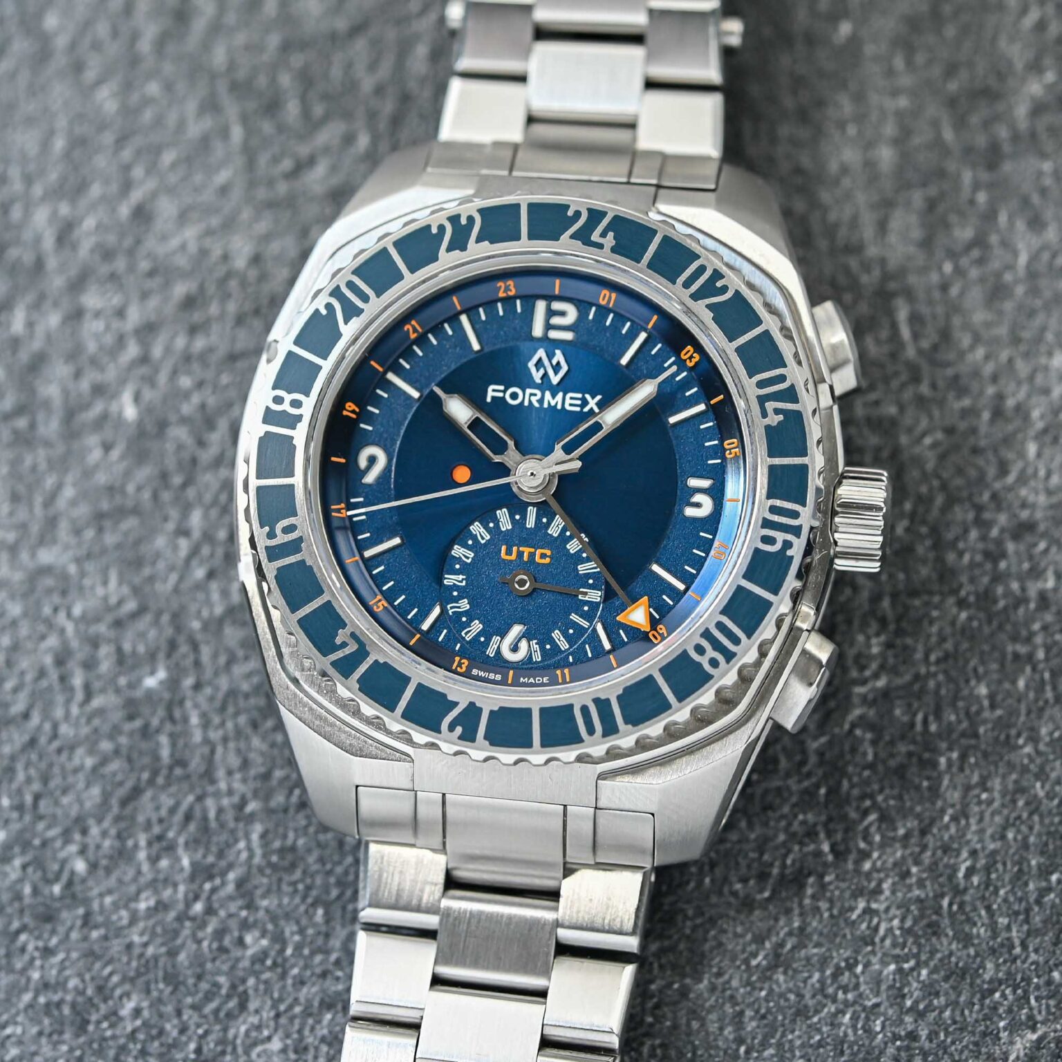 First Look: The New Formex Stratos UTC, An Intuitive True GMT Watch