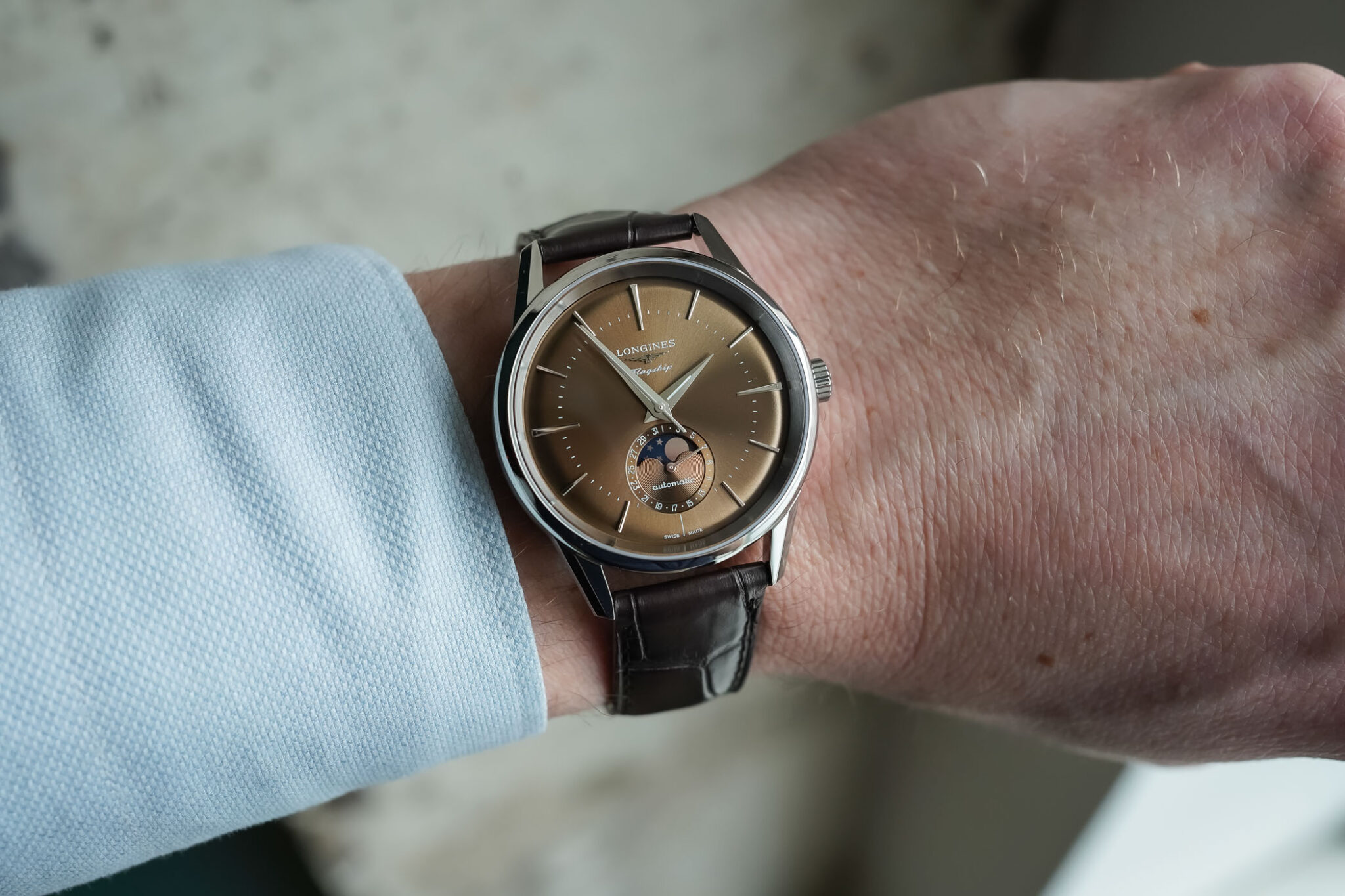 First Look: Three New Colours for the Longines Flagship Heritage Moonphase