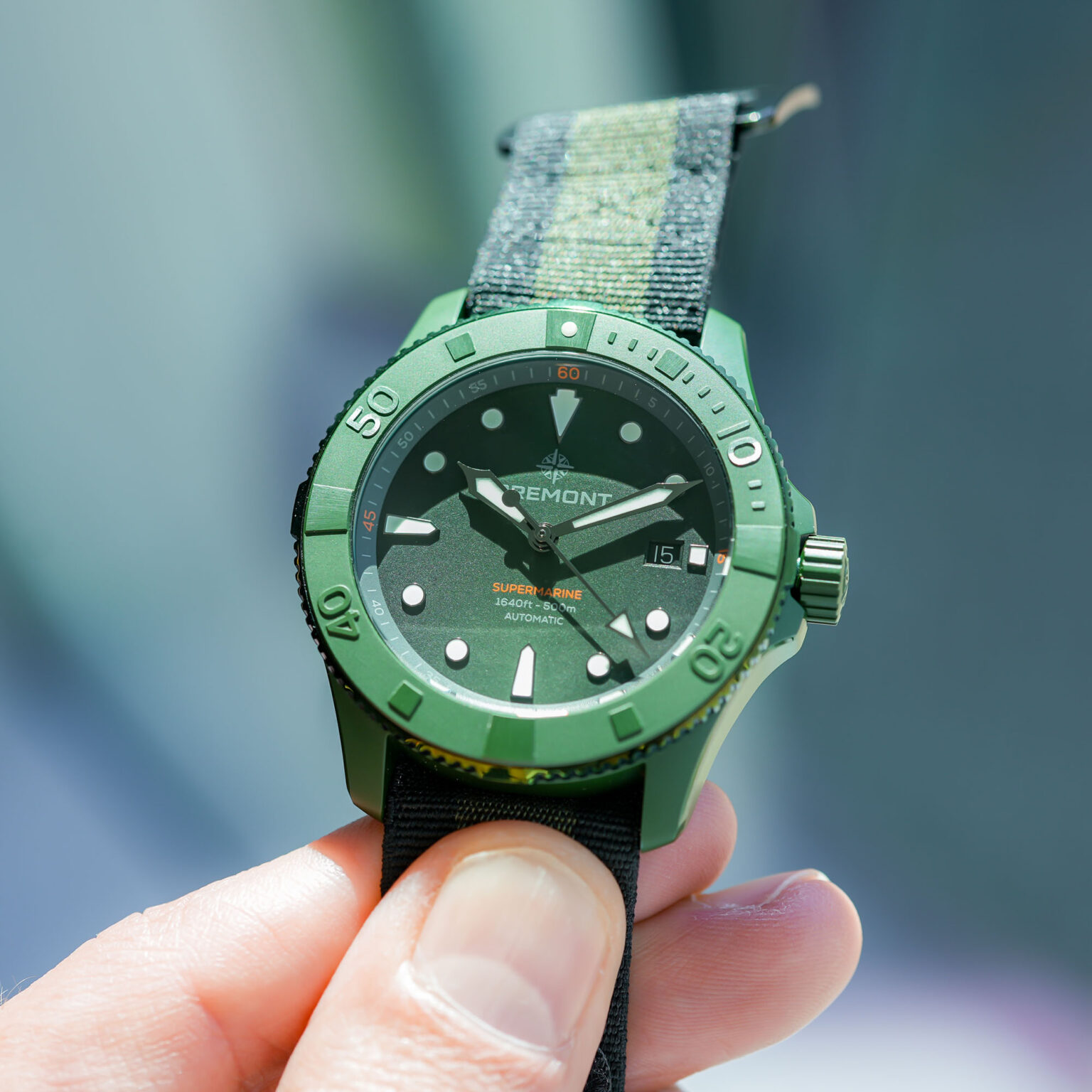 First Look: The New Bremont Supermarine 500m Ceramic Jungle Green