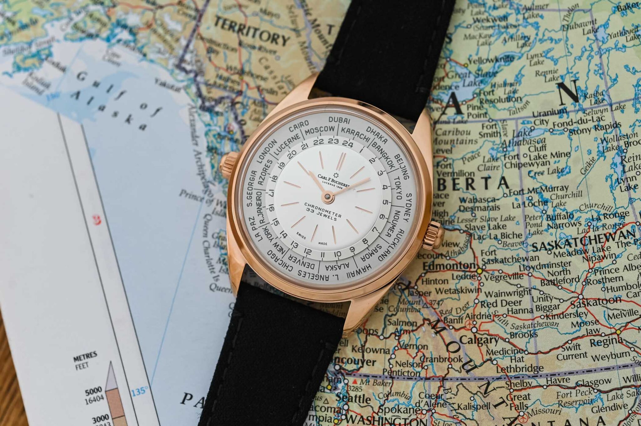 First Look: The New, Retro-Styled Carl F. Bucherer Heritage Worldtimer