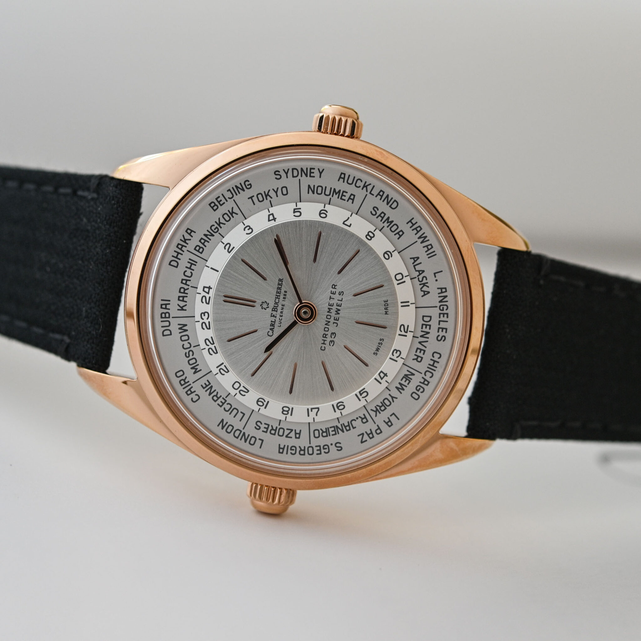 First Look: The New, Retro-Styled Carl F. Bucherer Heritage Worldtimer