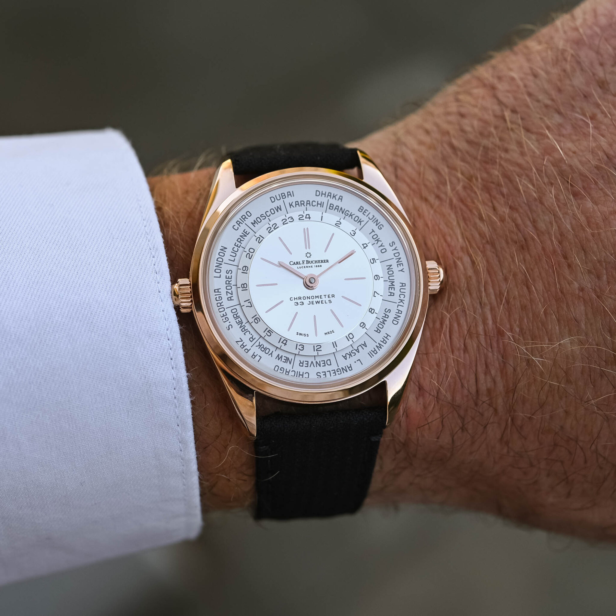 First Look: The New, Retro-Styled Carl F. Bucherer Heritage Worldtimer