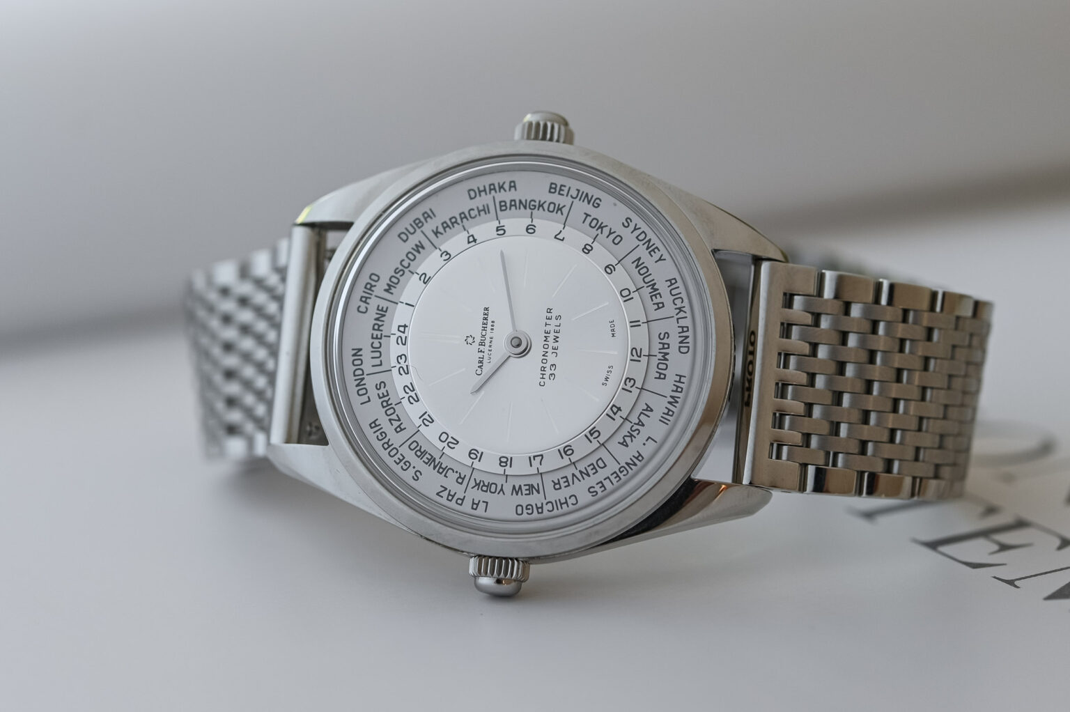 First Look: The New, Retro-Styled Carl F. Bucherer Heritage Worldtimer