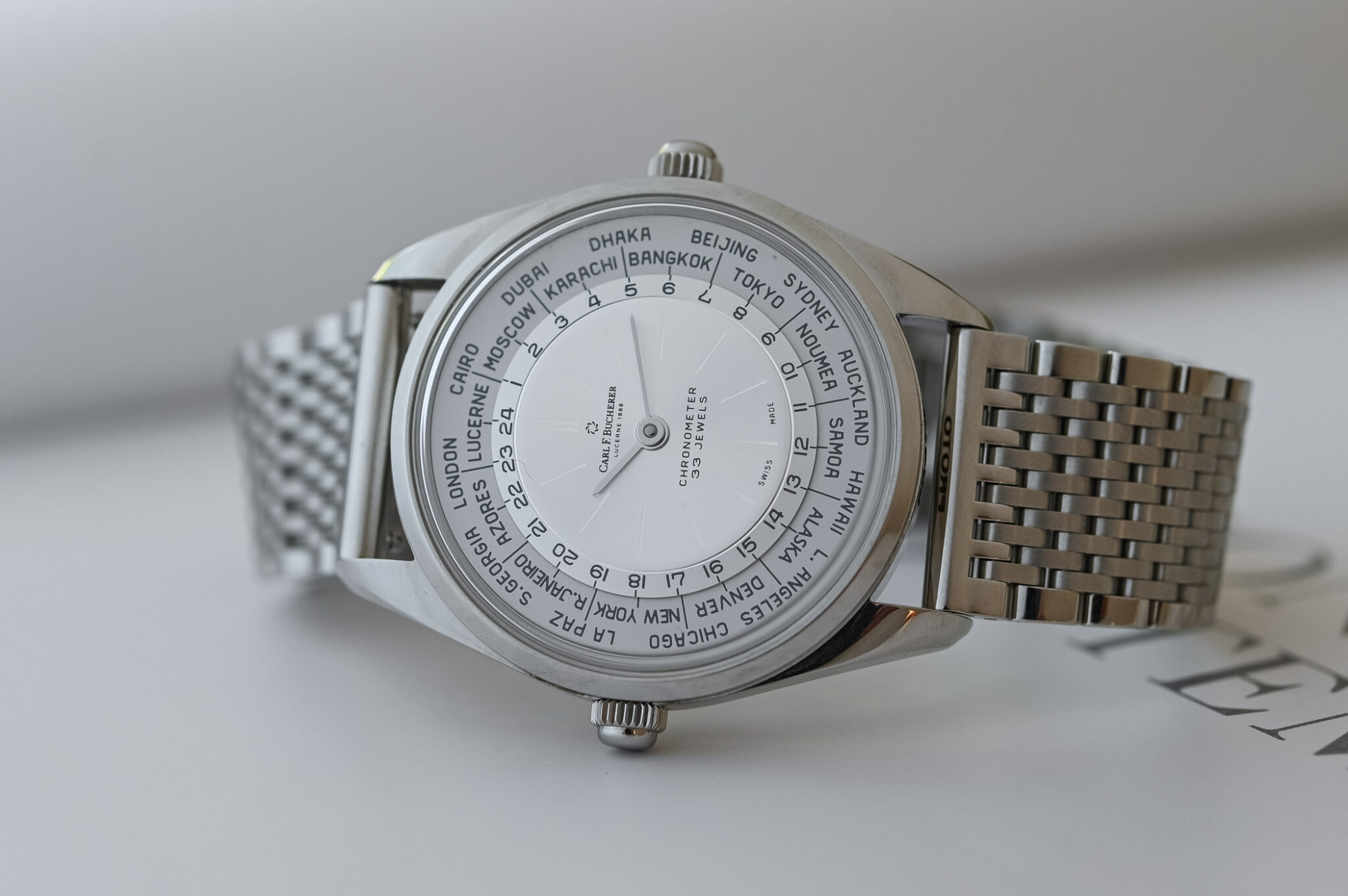 First Look: The New, Retro-Styled Carl F. Bucherer Heritage Worldtimer