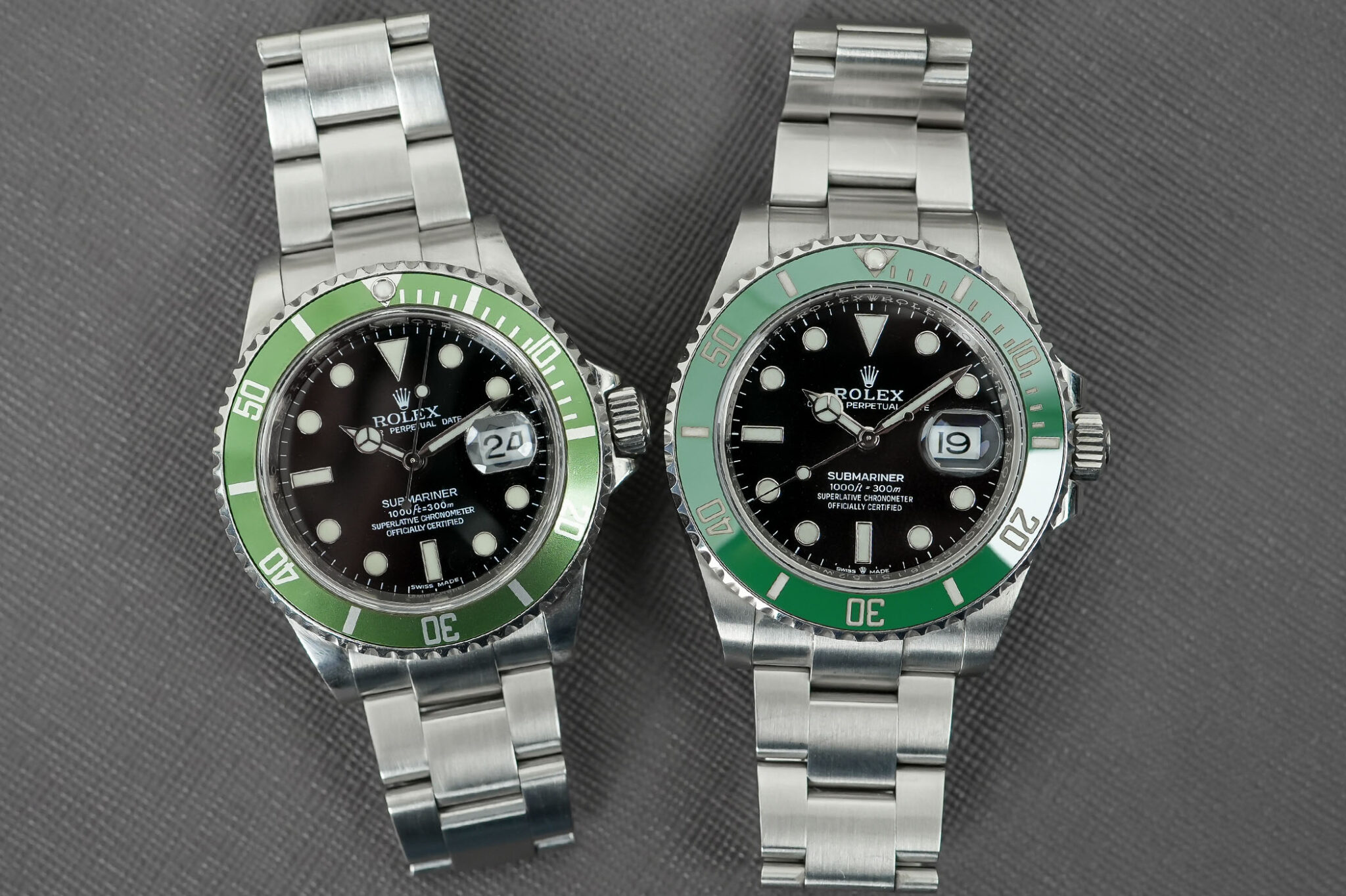 In-Depth: The Battle of Green Rolex Submariner, Kermit 16610LV vs ...