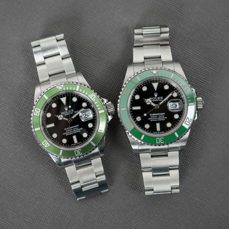 In-Depth: The Battle of Green Rolex Submariner, Kermit 16610LV vs ...