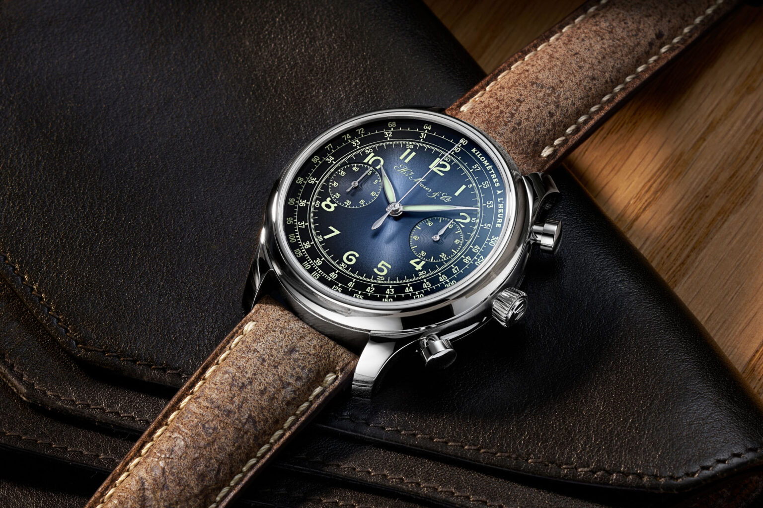 Introducing the H. Moser X Massena LAB Endeavour Chronograph Compax