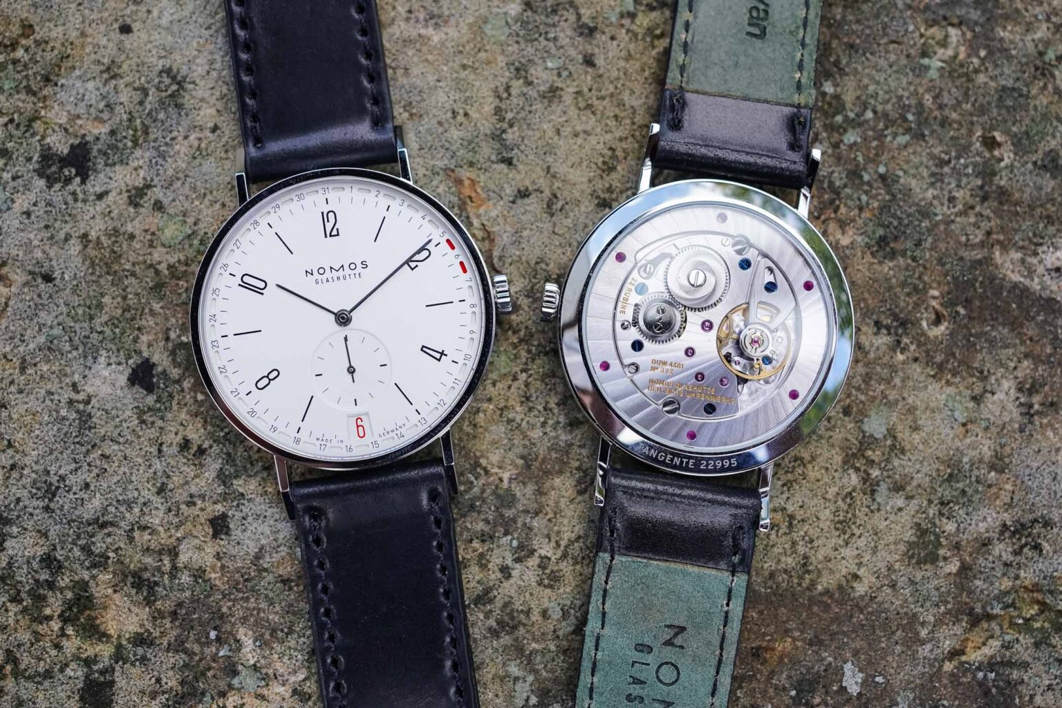 First Look: The Nomos Tangente 2date with new In-House Calibre DUW 4601