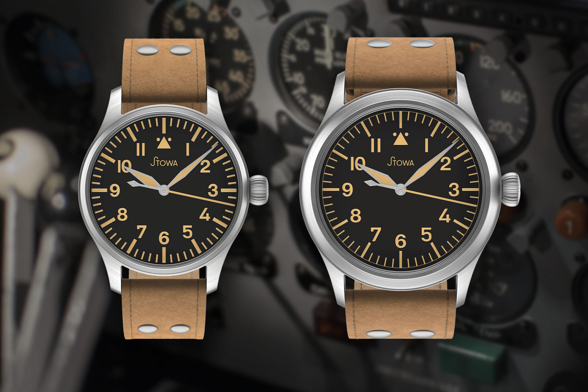 Introducing: The Stowa Flieger Vintage Series, Retro Dials now in Steel ...