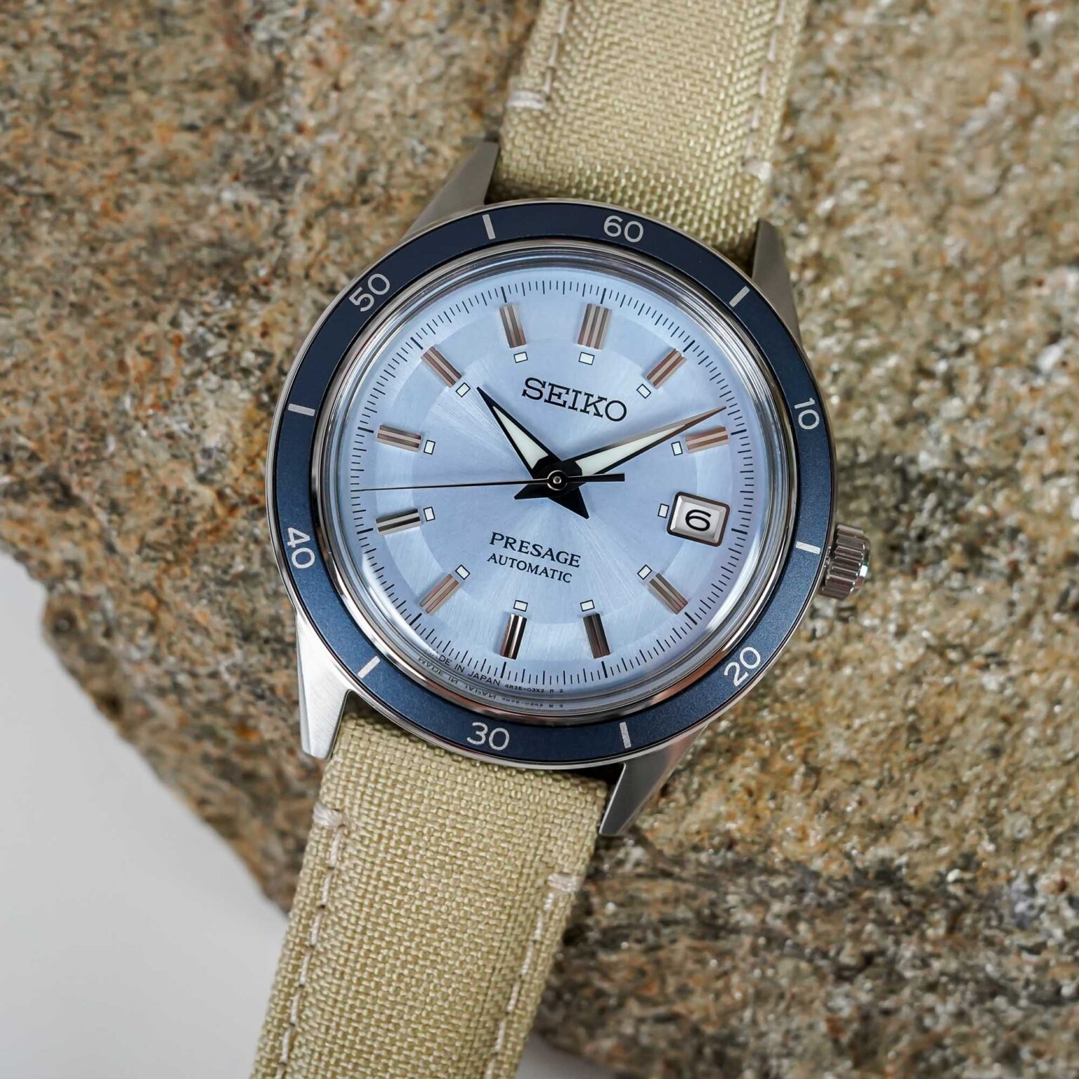 First Look: The Europe-Only Seiko Presage Style60's Ice-Blue SRPL19