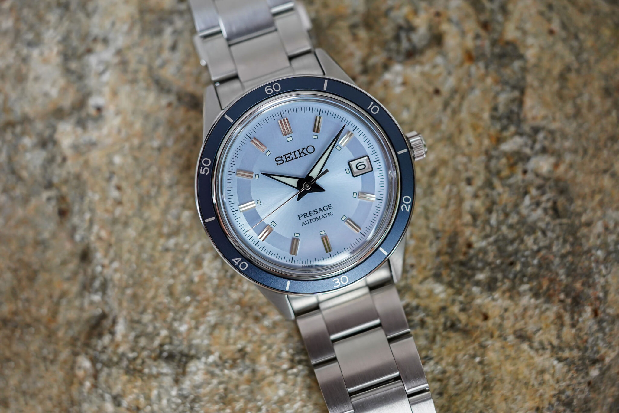 First Look: The Europe-Only Seiko Presage Style60's Ice-Blue SRPL19