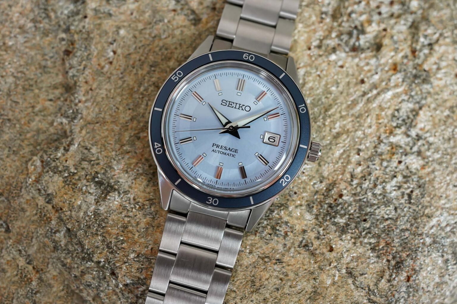 First Look: The Europe-Only Seiko Presage Style60's Ice-Blue SRPL19