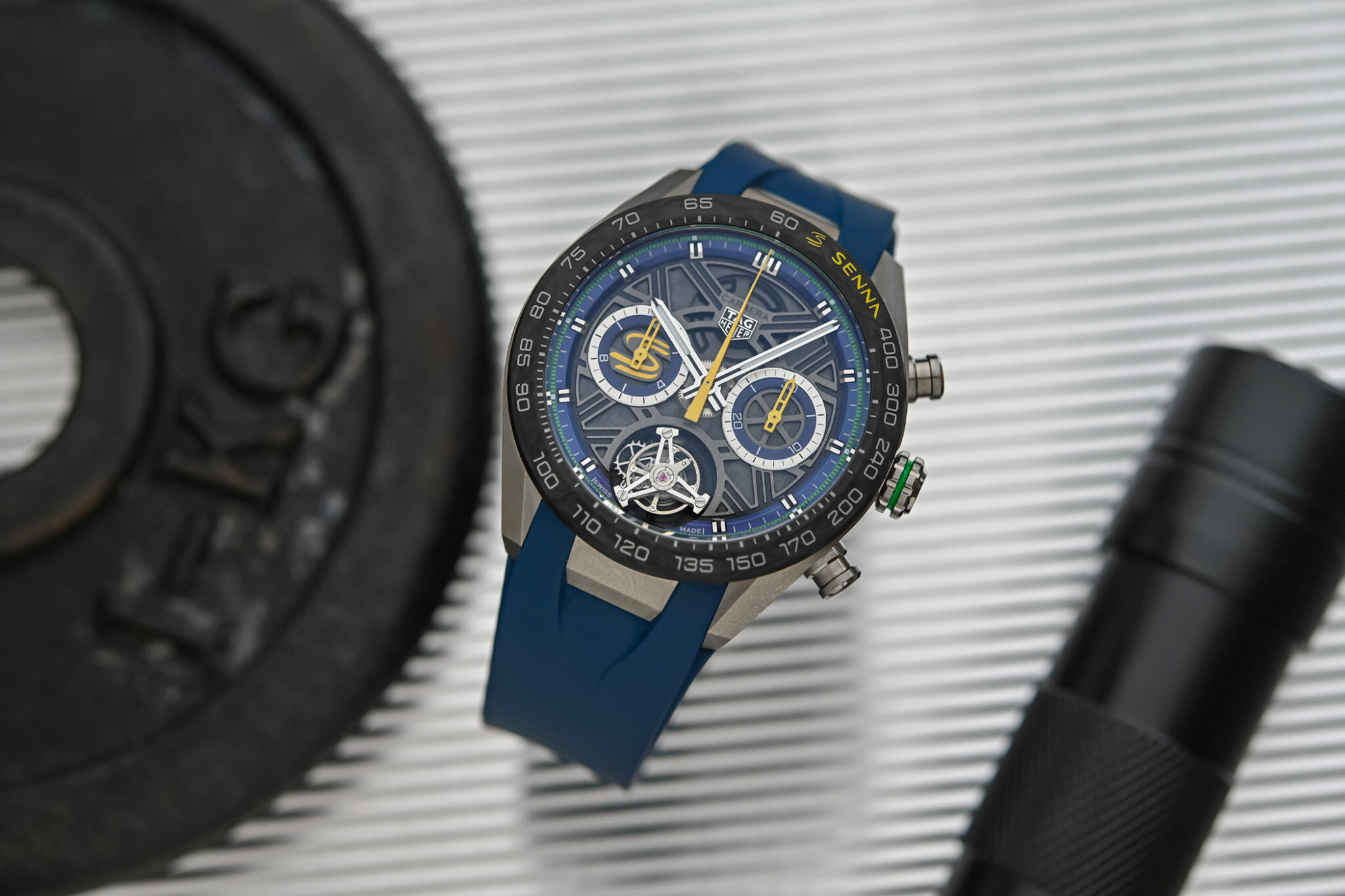First Look: The new TAG Heuer Carrera Chronograph Tourbillon x Senna