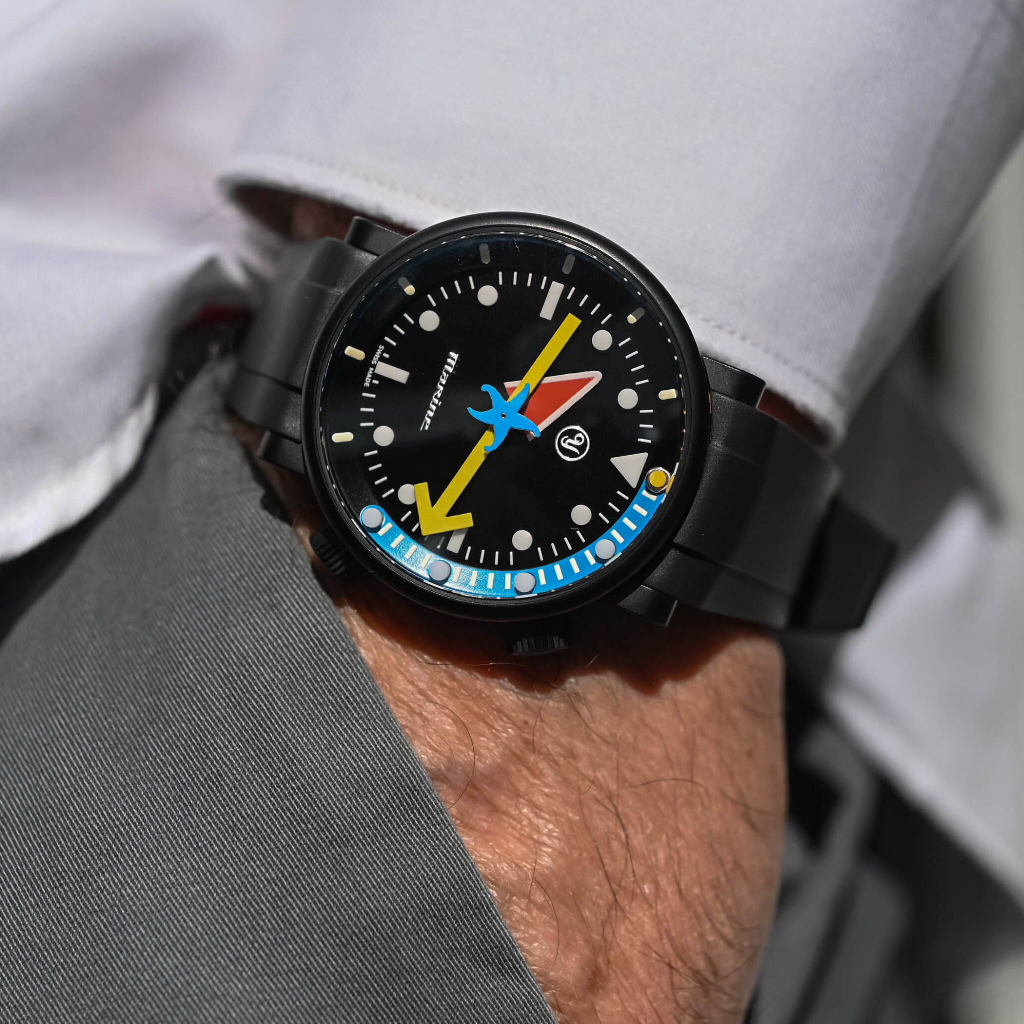 First Look: The New Yema x Alain Silberstein Marine Watch
