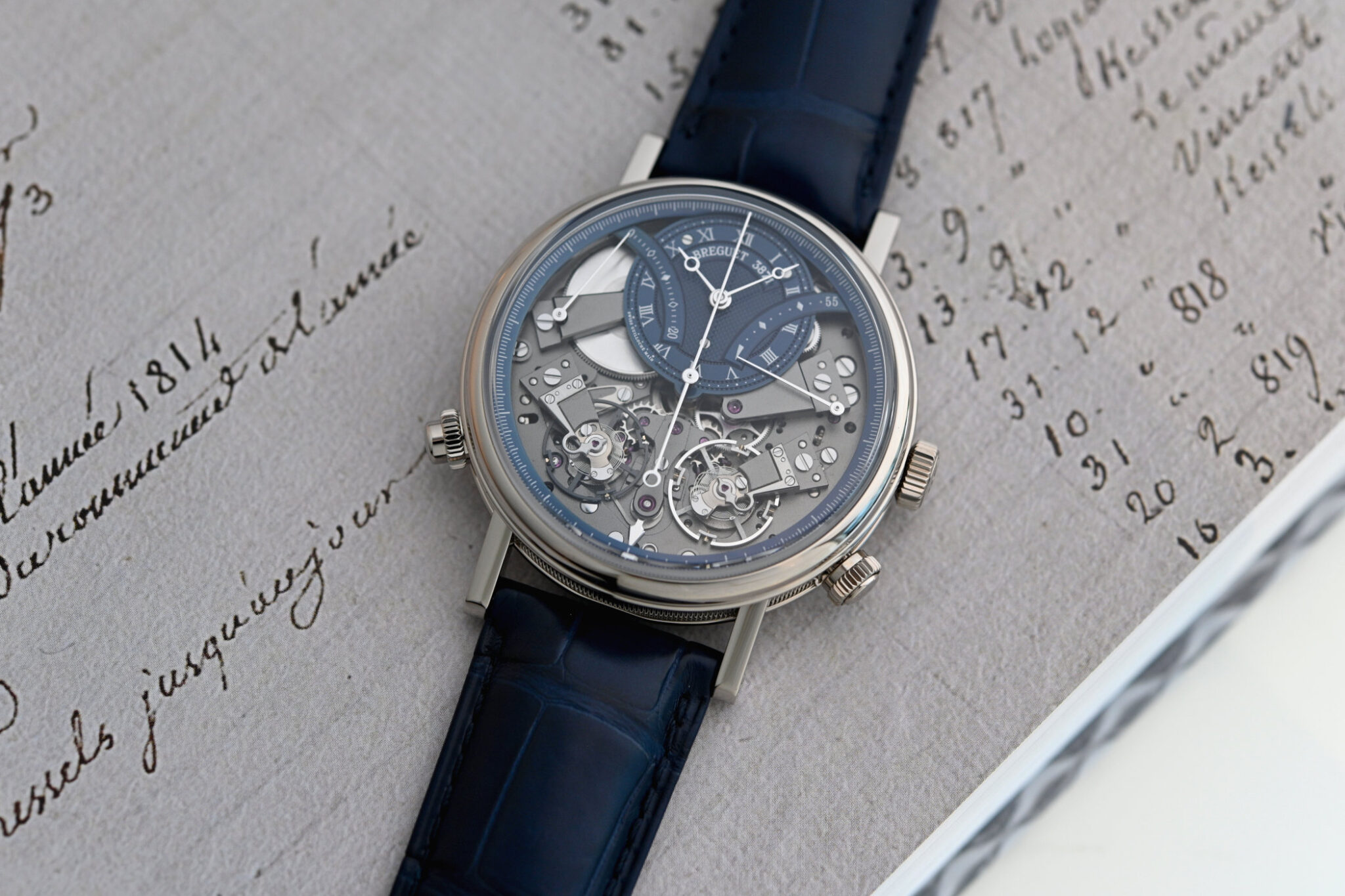 First Look: The Breguet Tradition Chronograph 7077 In Blue