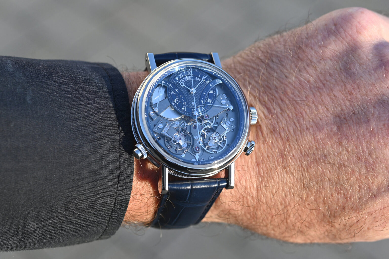 First Look: The Breguet Tradition Chronograph 7077 In Blue