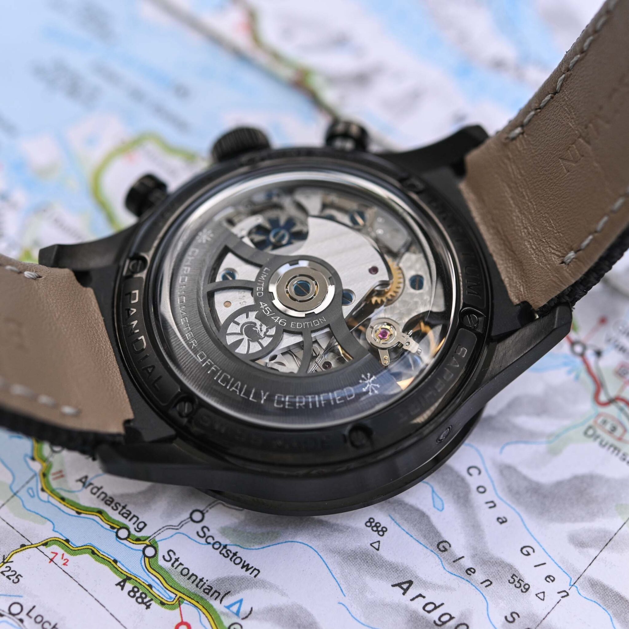 First Look: The Brellum Pandial Bicompax Black DLC Ti Chronometer, With ...