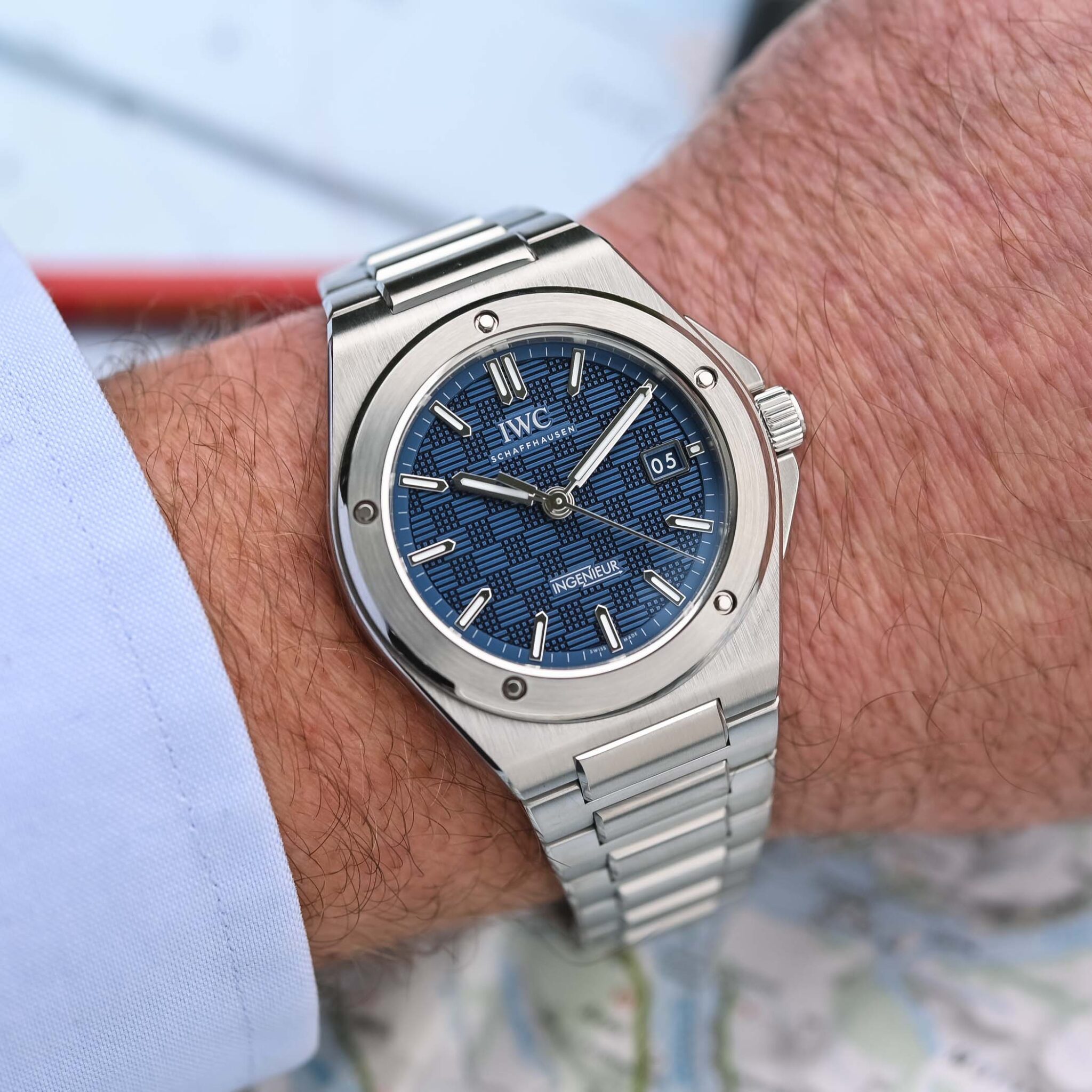 First Look: The IWC Ingenieur Automatic 40 Gets a Classic Blue dial
