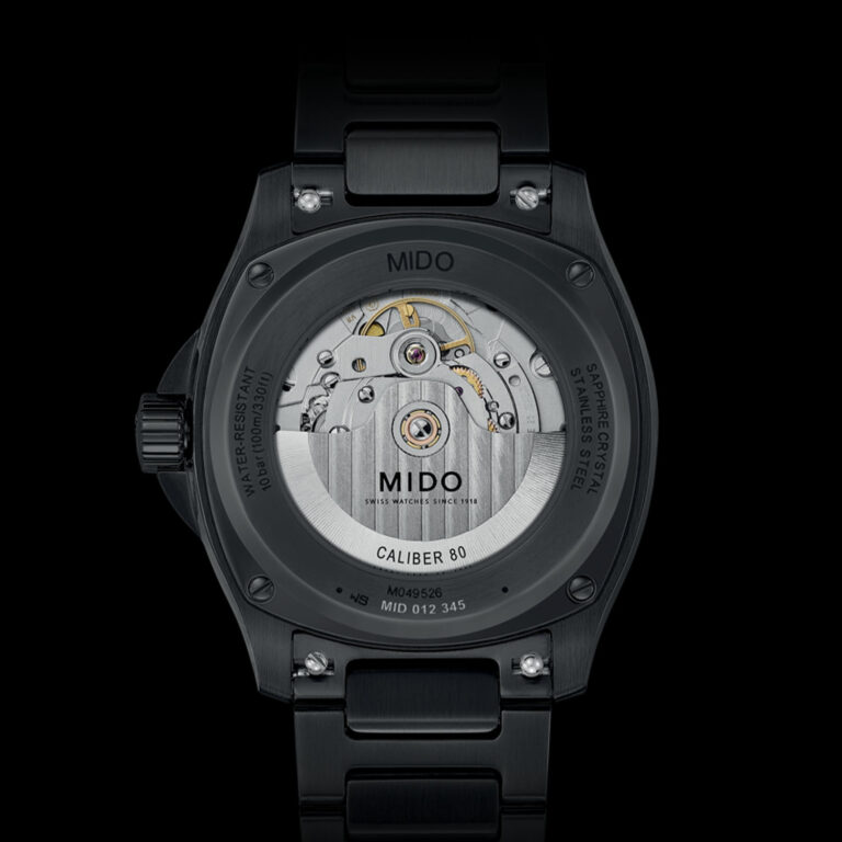 Introducing: The Mido Multifort TV Big Date Orange & Black PVD