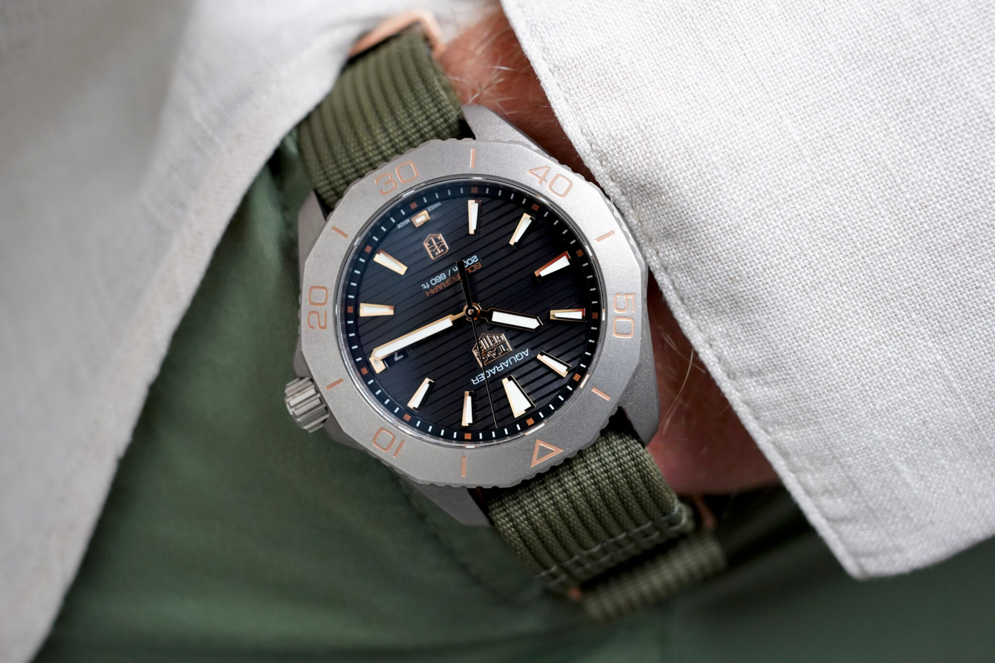 First Look: TAG Heuer Aquaracer Solargraph Time+Tide Sundowner