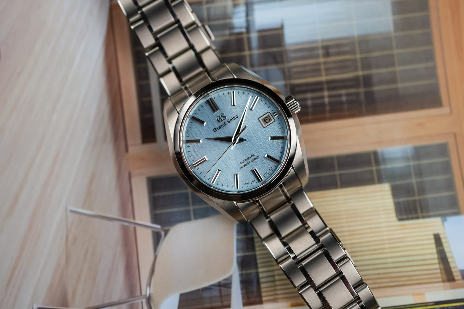 First Look: The Grand Seiko Icefall Returns, with the 40mm Titanium SBGH349