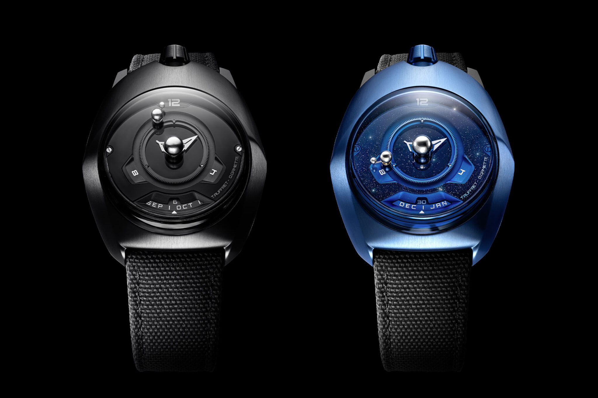 Introducing: The SpaceOne Tellurium now in black or blue titanium cases