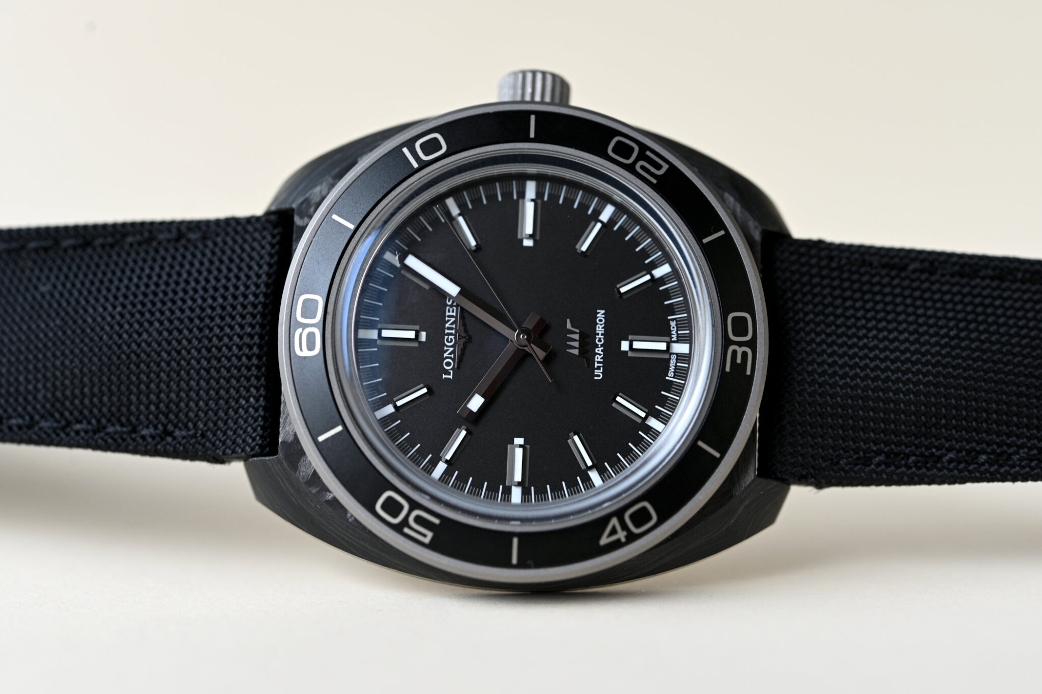 Up Close With The High-Beat Low-Weight Longines Ultra-Chron Carbon