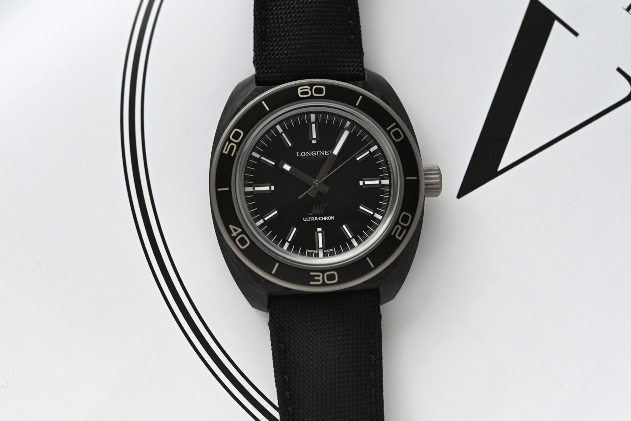 Up Close With The High-Beat Low-Weight Longines Ultra-Chron Carbon