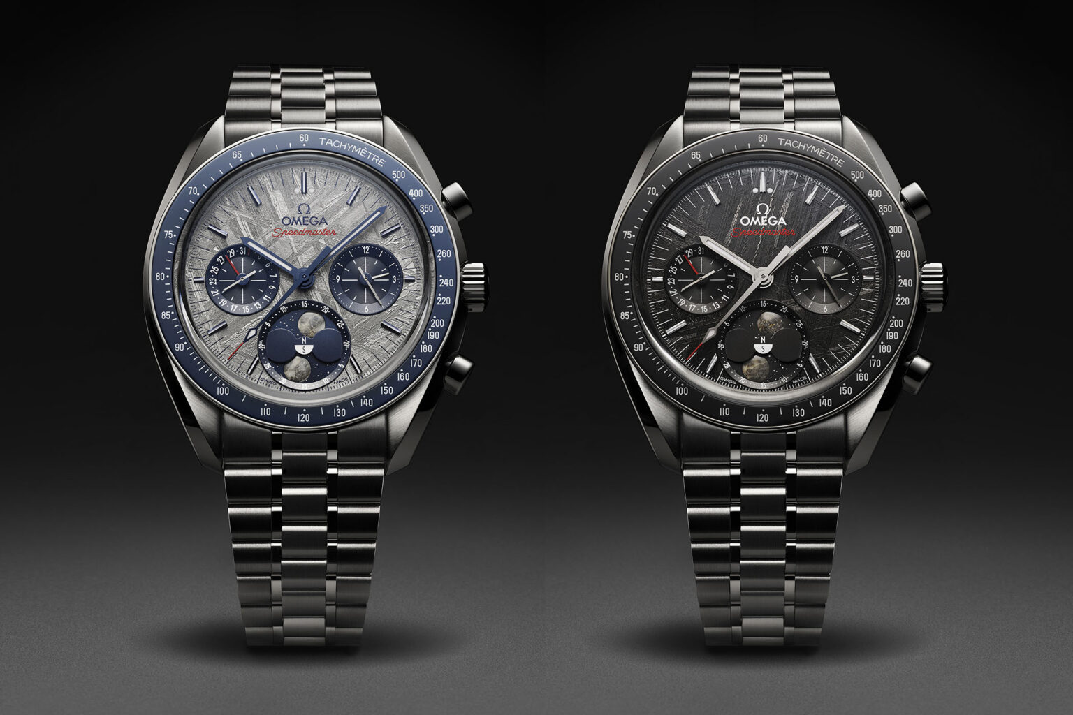 Introducing: The new Smaller, Slimmer Omega Speedmaster Moonphase Meteorite