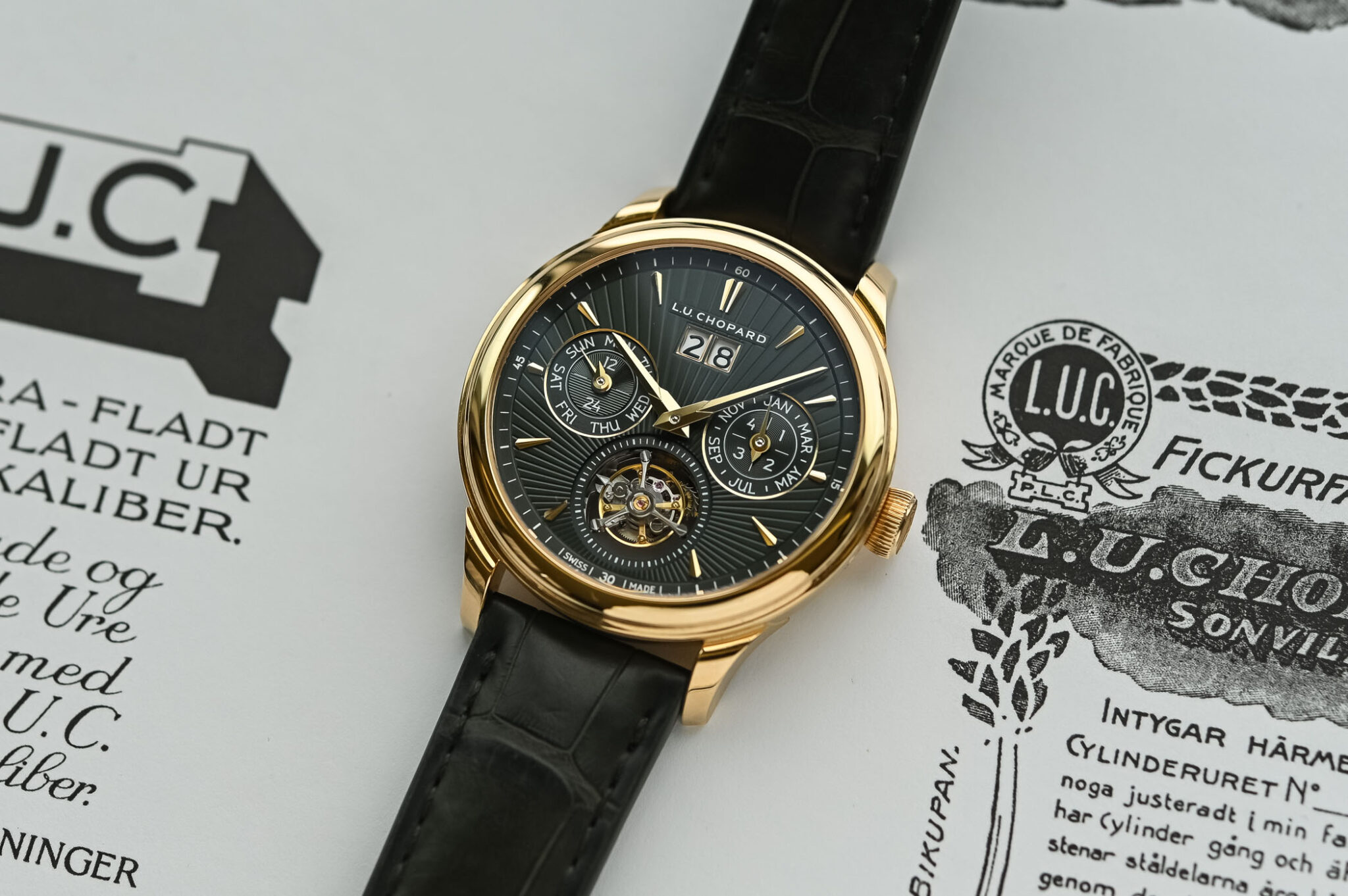 First Look: The new Forest Green Chopard L.U.C Flying T Twin Perpetual