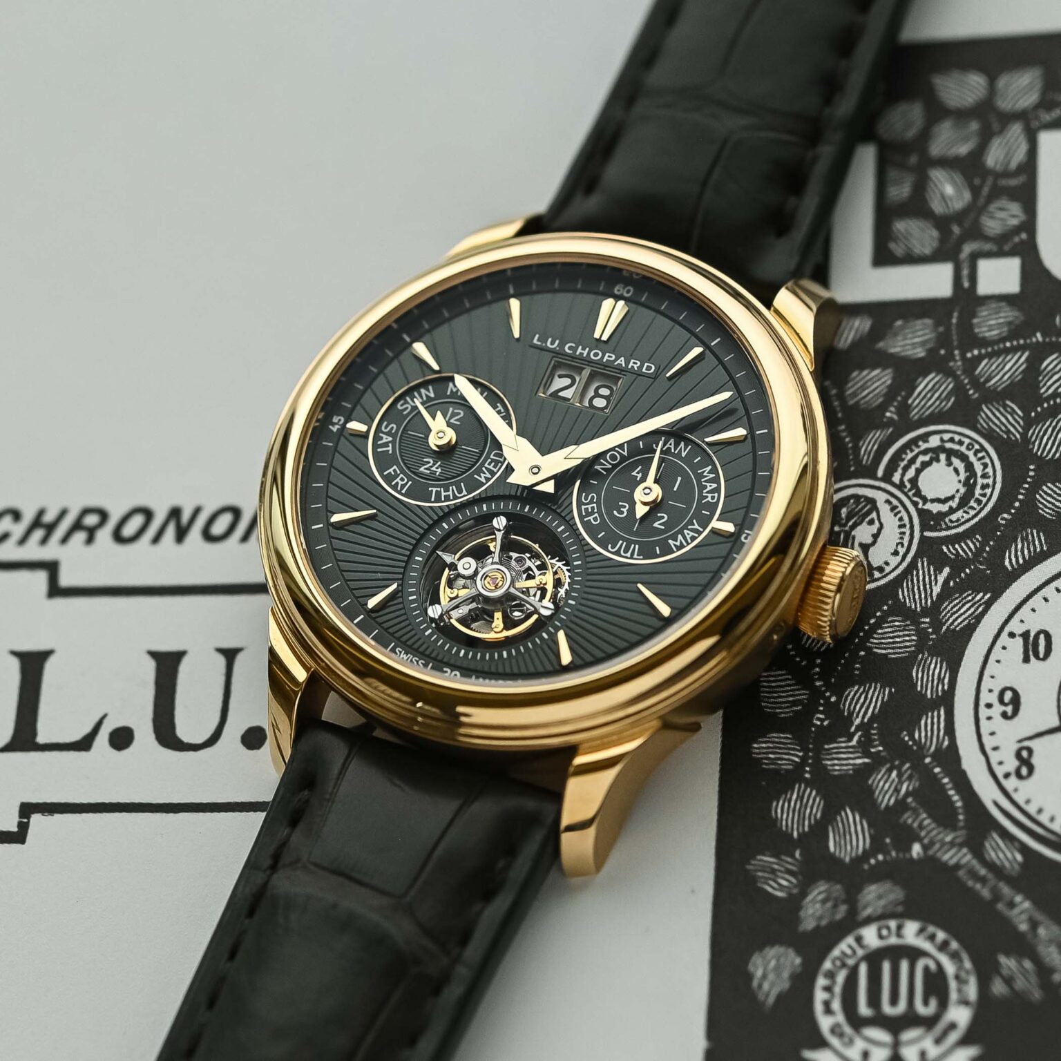 First Look: The new Forest Green Chopard L.U.C Flying T Twin Perpetual