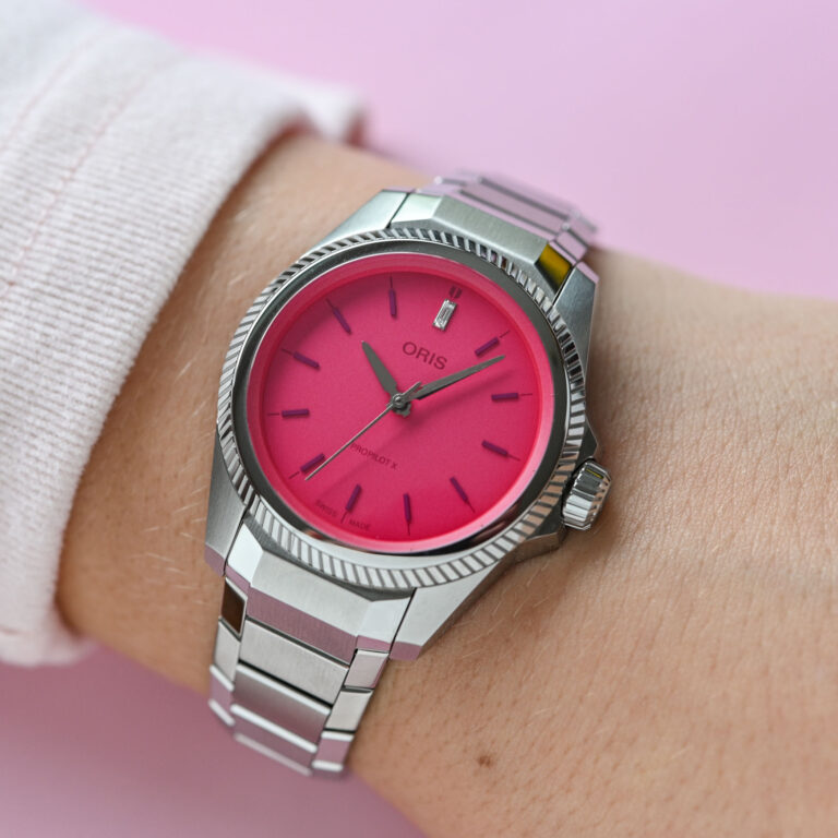 First Look: The Hot Pink Oris ProPilot X Miss Piggy Edition