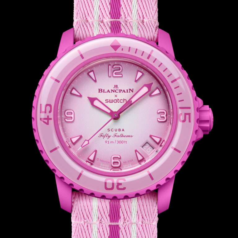 Introducing: The Swatch x Blancpain Scuba Fifty Fathoms Pink Ocean