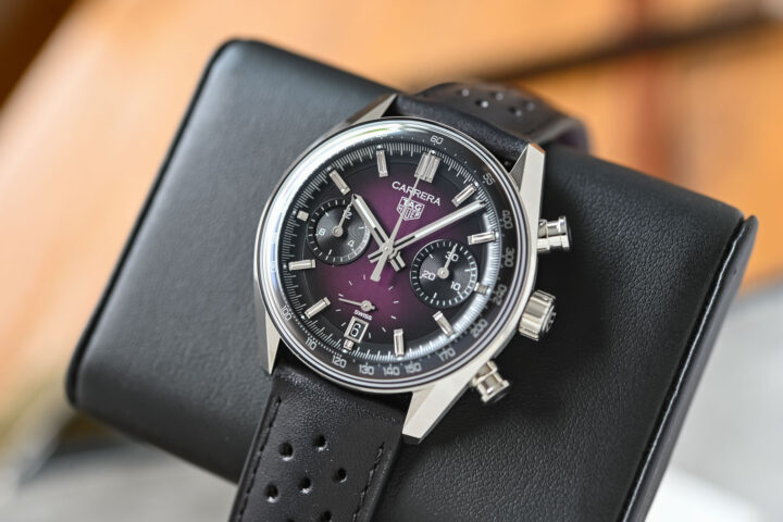 First Look: The New TAG Heuer Carrera Glassbox Purple Editions