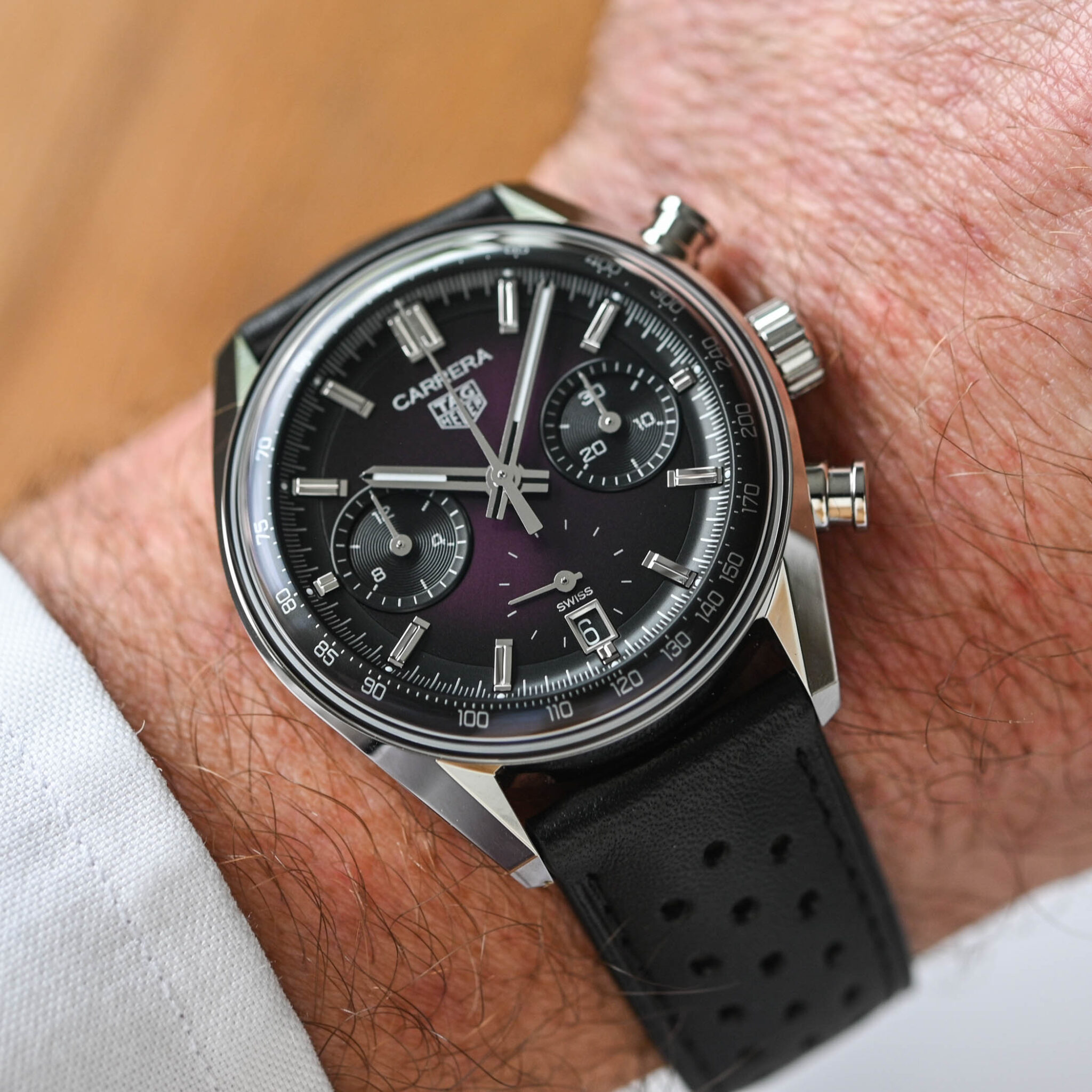 First Look: The New TAG Heuer Carrera Glassbox Purple Editions