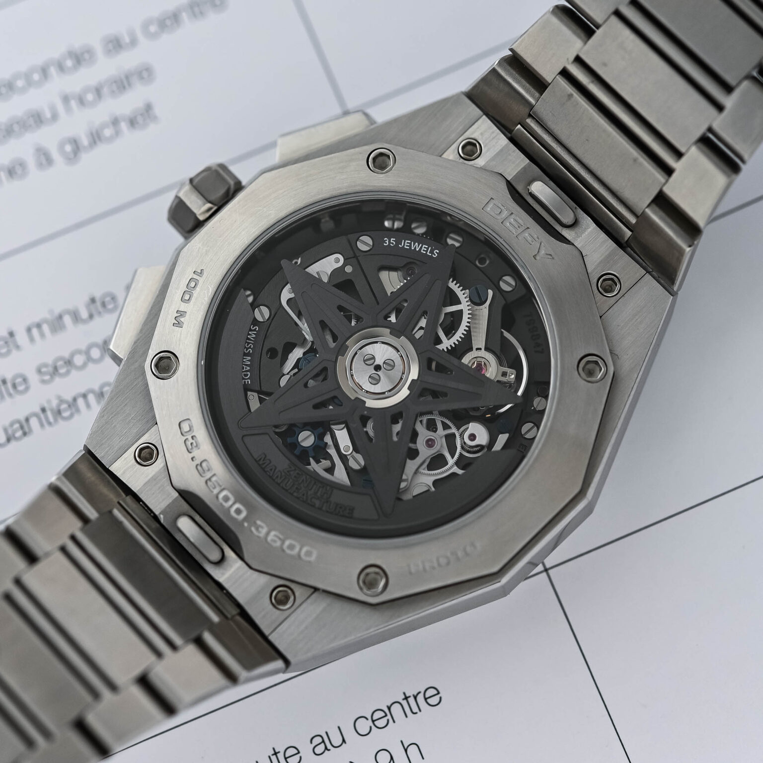 First Look: The Zenith Defy Skyline Chronograph Skeleton (incl. Video)