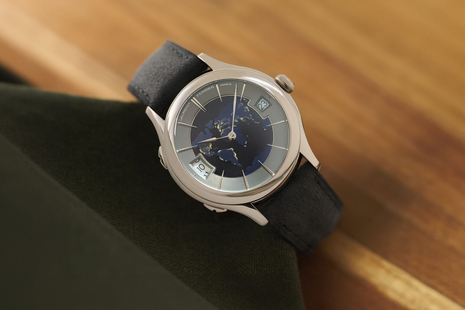 Introducing: Laurent Ferrier Classic Traveller Globe Night Blue