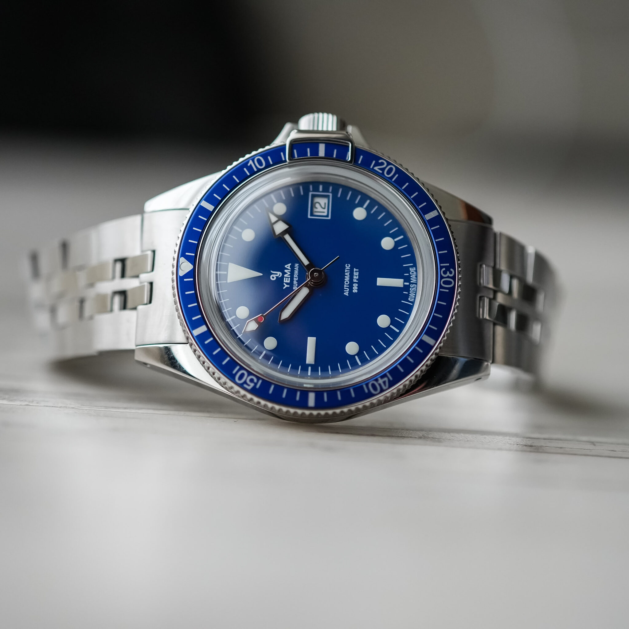 First Look: The new Entry-Level Yema Superman Swiss Edition, Back to ...