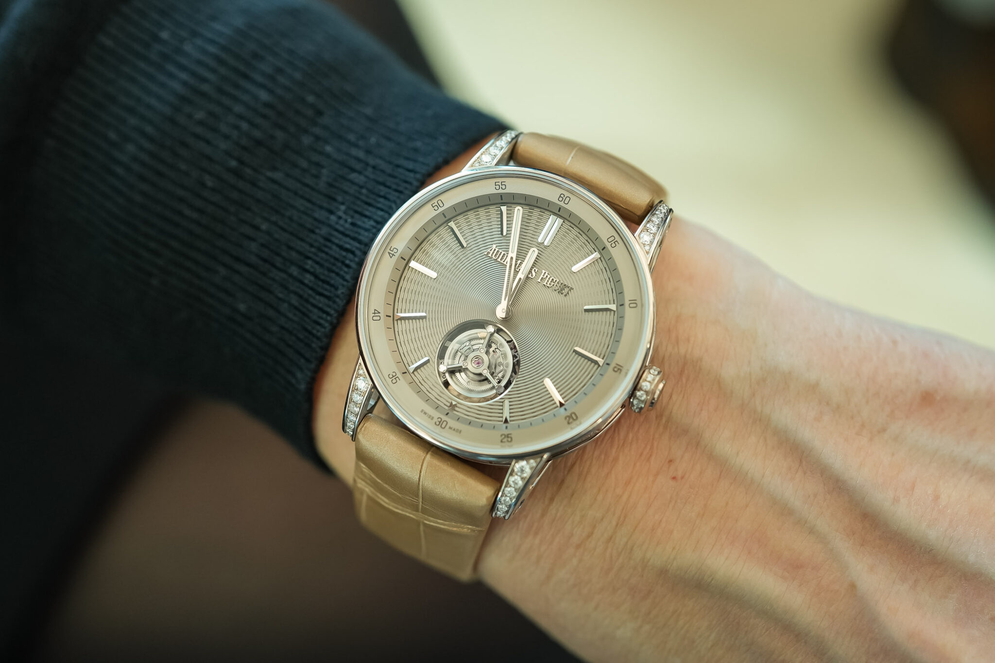 First Look: The new Sand Gold AP Code 11.59 Flying Tourbillon 38mm