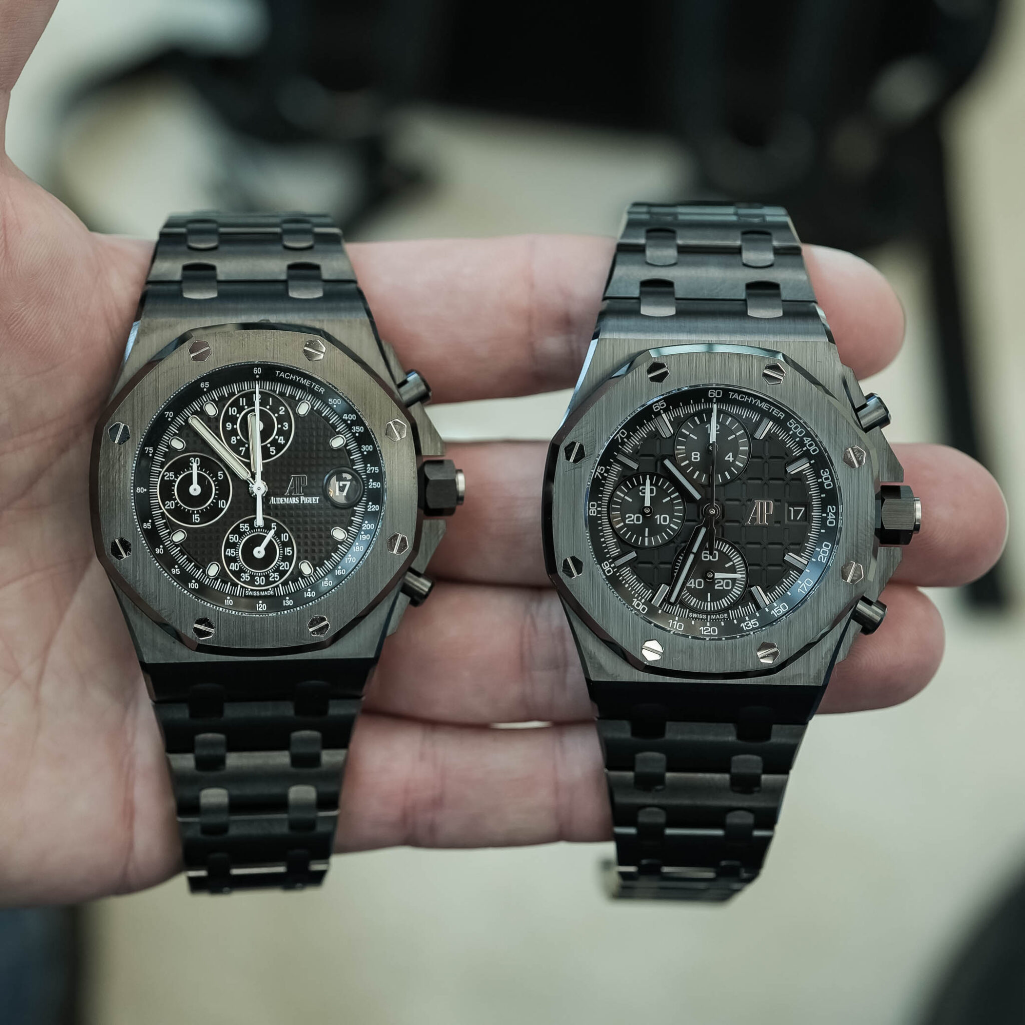 First Look: The New Black-on-Black AP Royal Oak Offshore Chronograph 42mm
