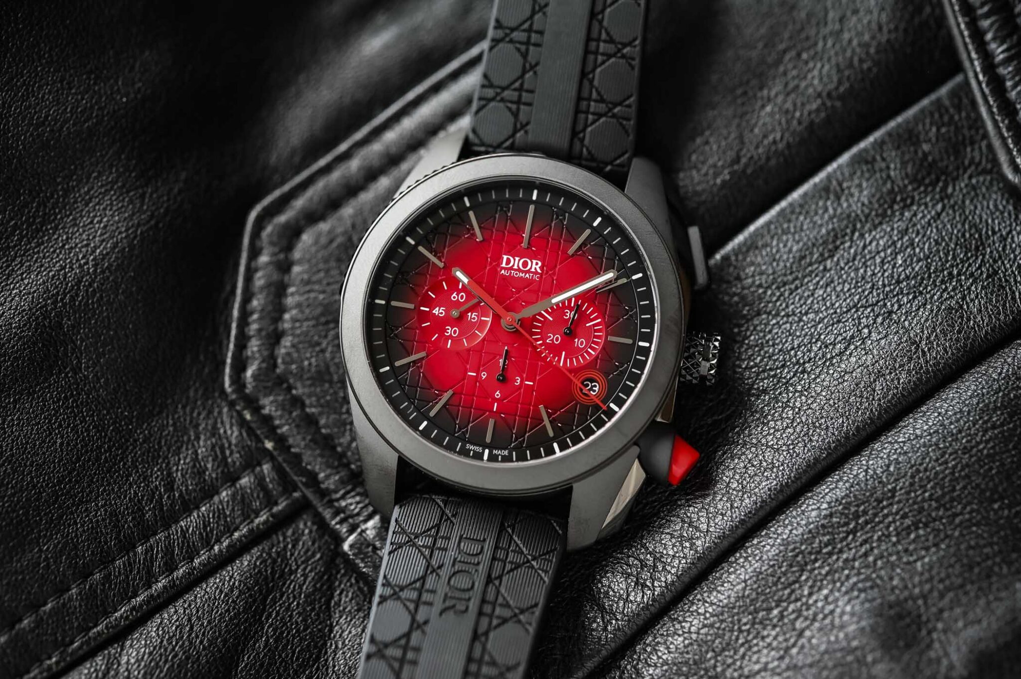 First Look: The new Red Dial Dior Chiffre Rouge Chronograph