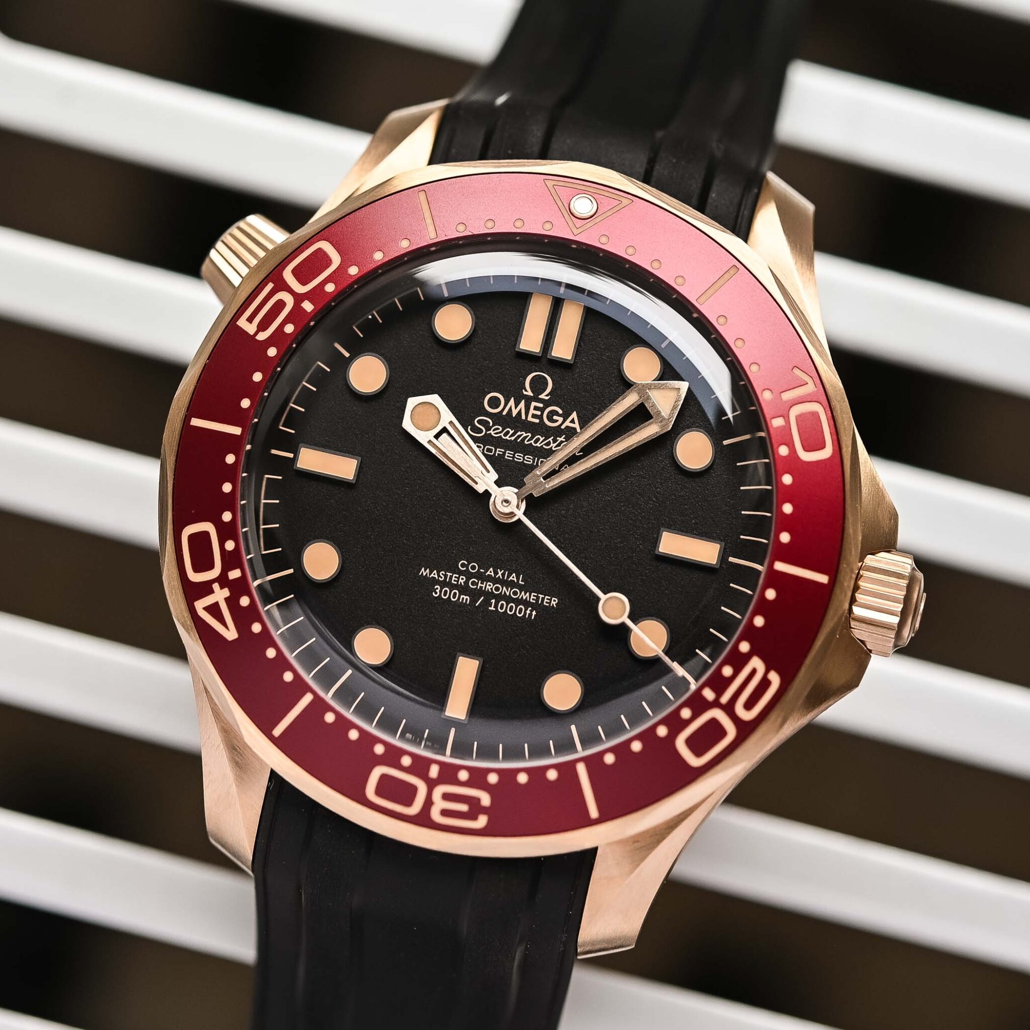 First Look: The Omega Seamaster Diver 300M Bronze Gold and Burgundy